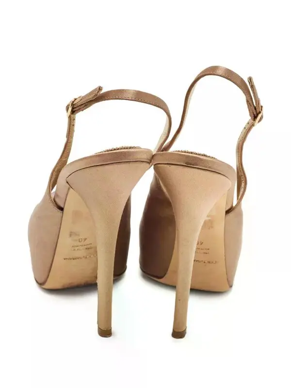 Dolce & Gabbana 120mm Peep-toe Slingback Pumps