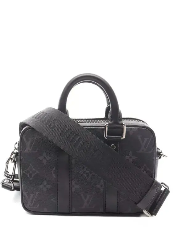 LOUIS VUITTON Nano Monogram Handbag - Black
