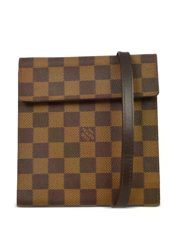 LOUIS VUITTON 1999 Damier Ebène Anniversary Cd Case - Brown