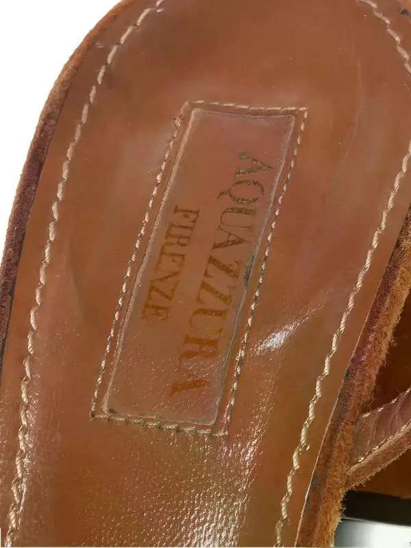 AQUAZZURA 55mm Wild Thing Sandals - Brown
