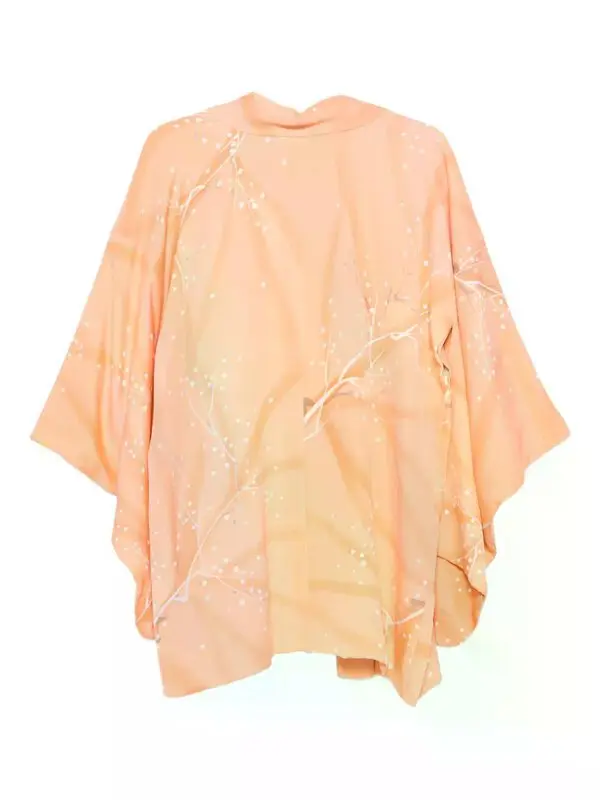 A.N.G.E.L.O. VINTAGE CULT 1980s Floral Silk Jacket