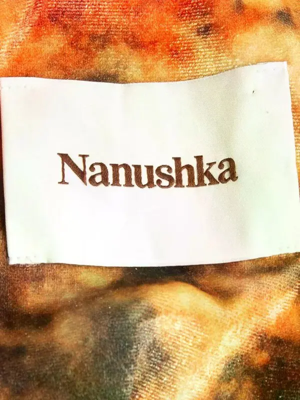 Nanushka Velvet Tie-dye Dress