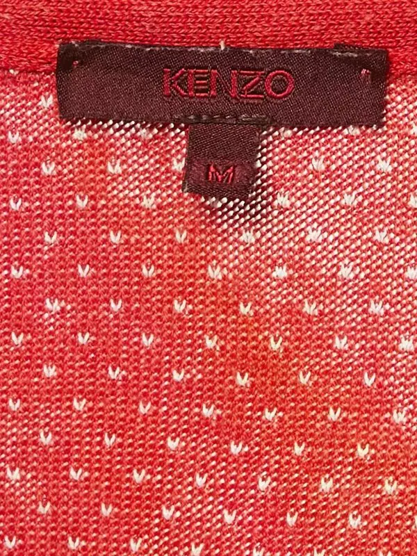 Kenzo Patterned Button-up Cardigan
