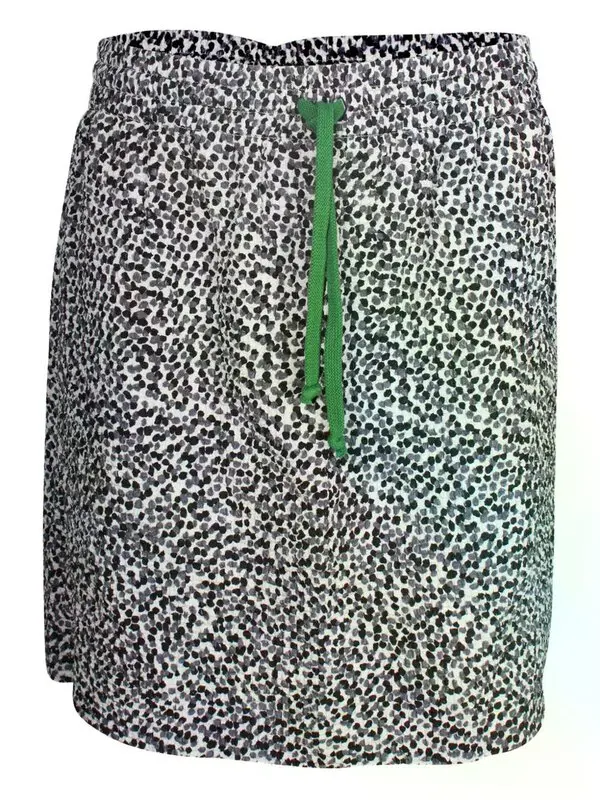 Celine Polka-dot Drawstring Mini Skirt