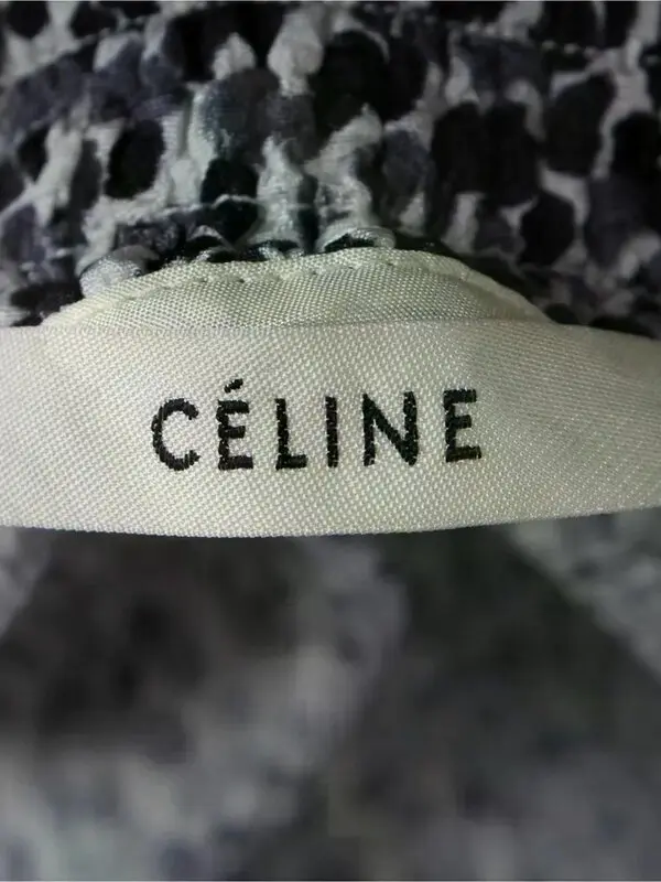 Celine Polka-dot Drawstring Mini Skirt