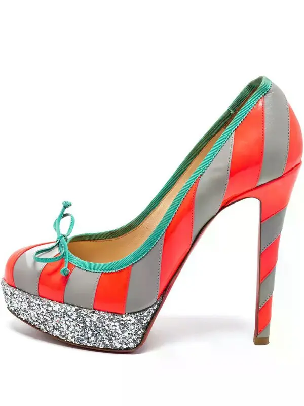 CHRISTIAN LOUBOUTIN 125mm Striped Pumps