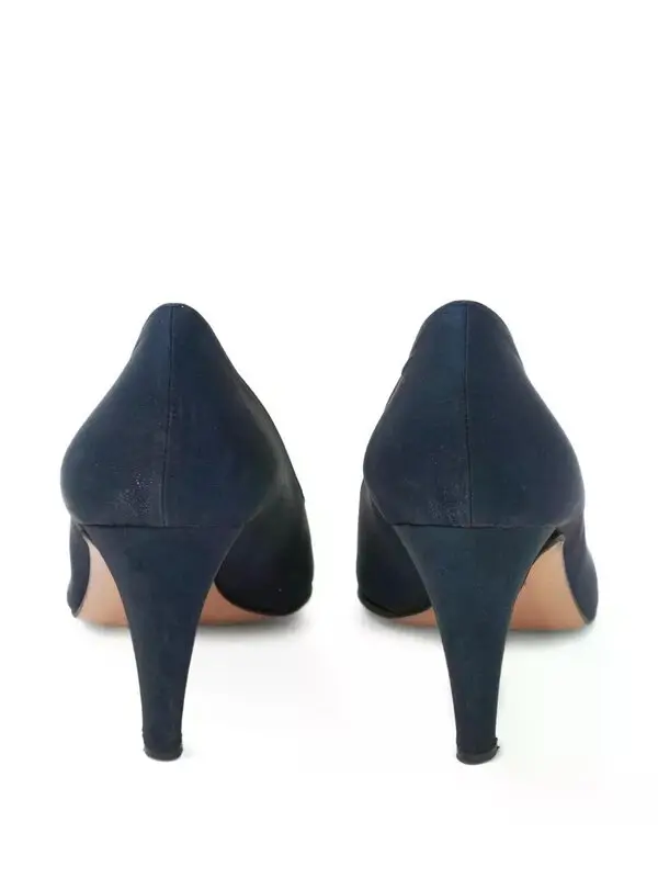 GARLANDO 80mm Pointed-toe Satin Pumps