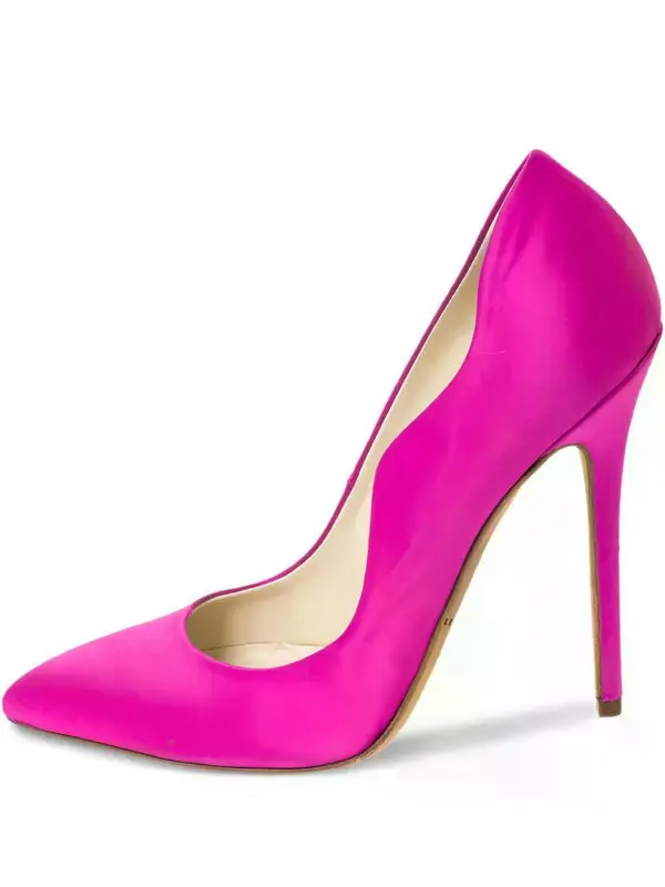 Brian Atwood 120mm Besame Satin Pumps