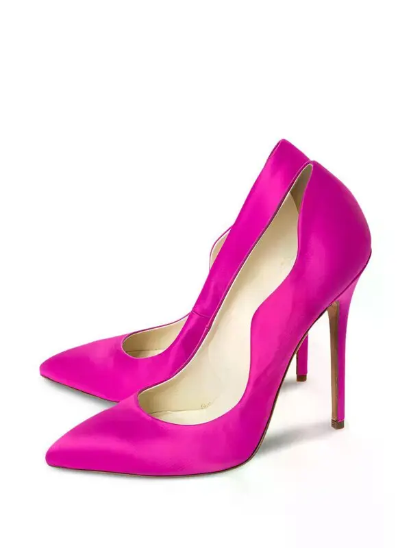 Brian Atwood 120mm Besame Satin Pumps
