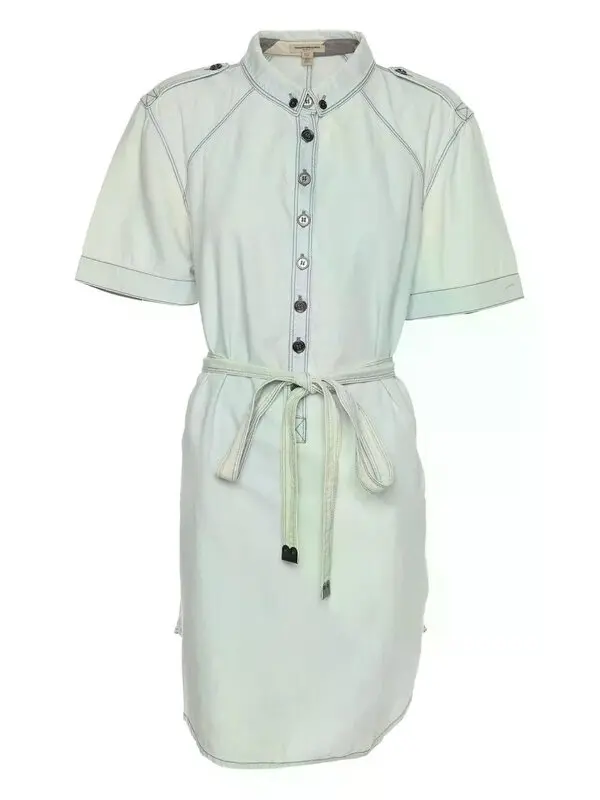 Burberry Belted Cotton Dress