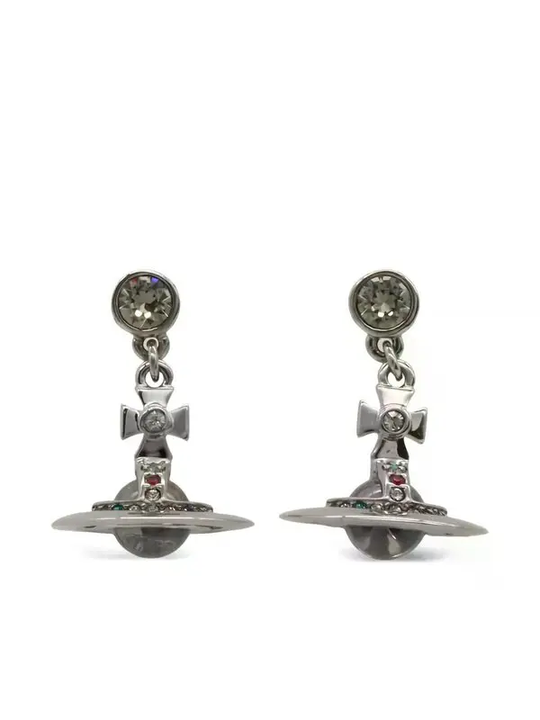 VIVIENNE WESTWOOD 2020s Orb Drop Earrings - Silver