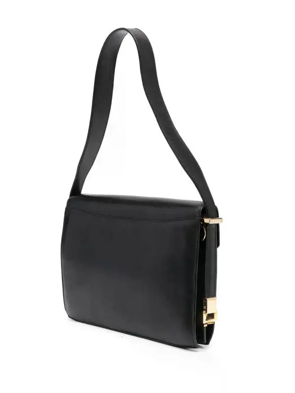 Celine 1970s Carriage-plaque Shoulder Bag