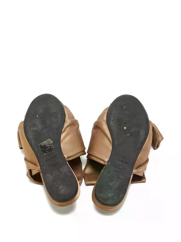 N°21 Raso Knotted-embellished Sandals - Brown