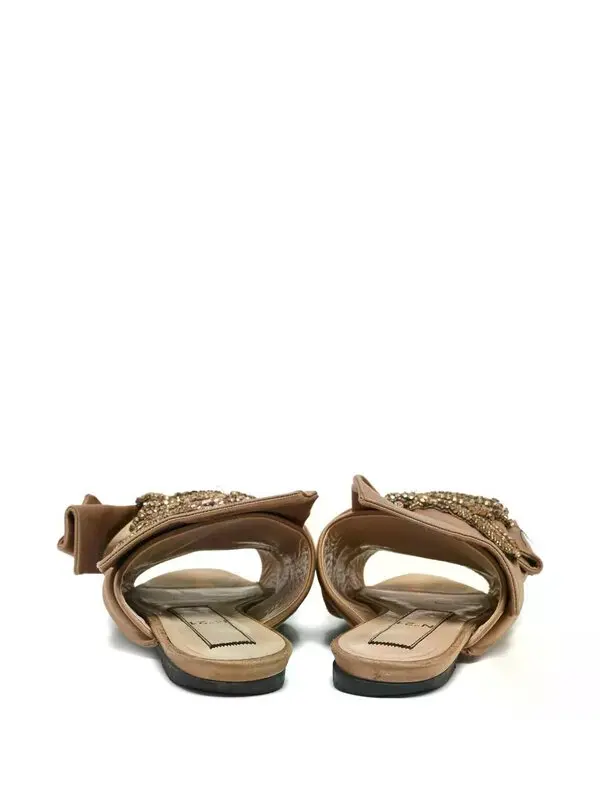 N°21 Raso Knotted-embellished Sandals - Brown