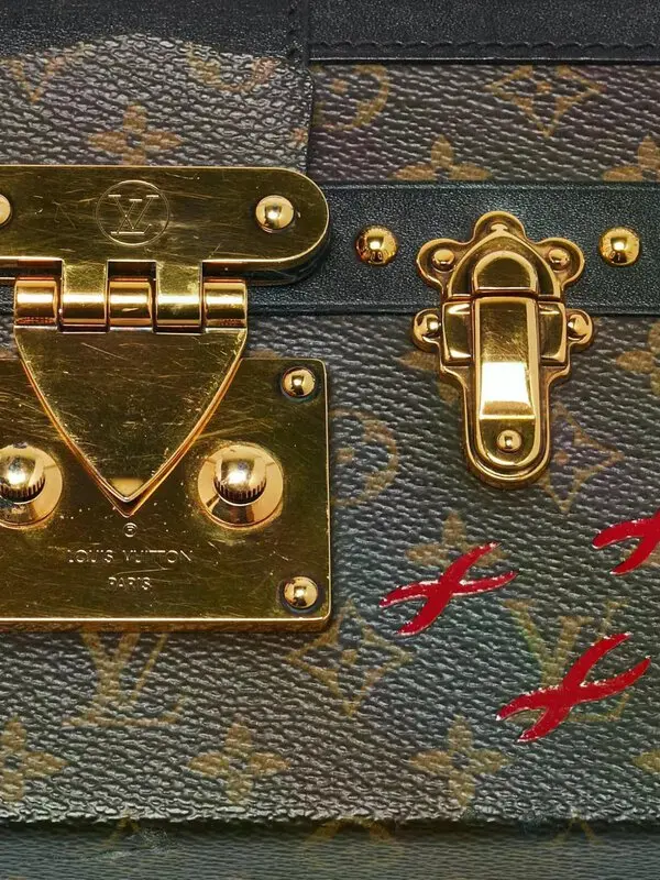 LOUIS VUITTON Petit Malle Clutch Bag