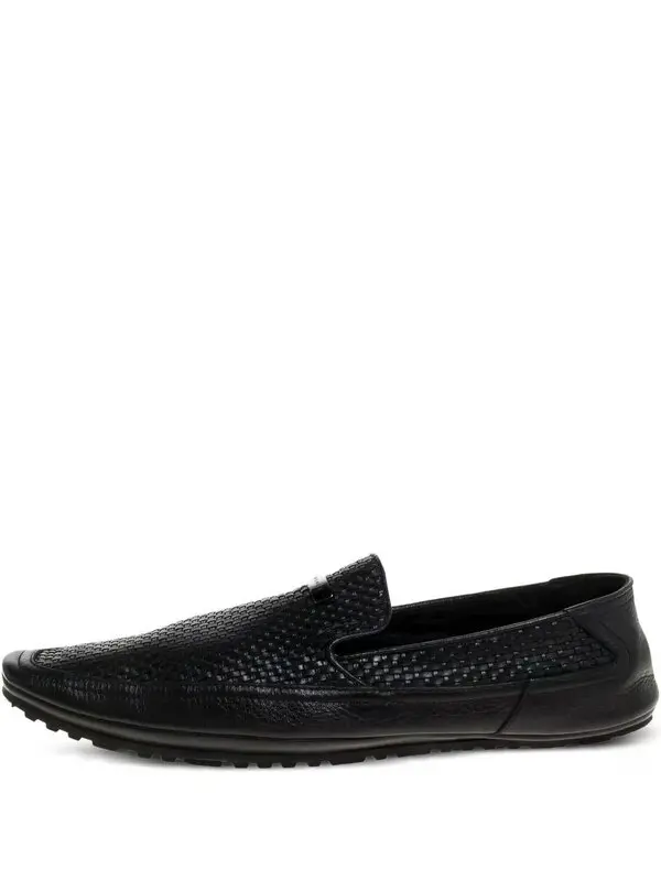 Versace Leather Loafers