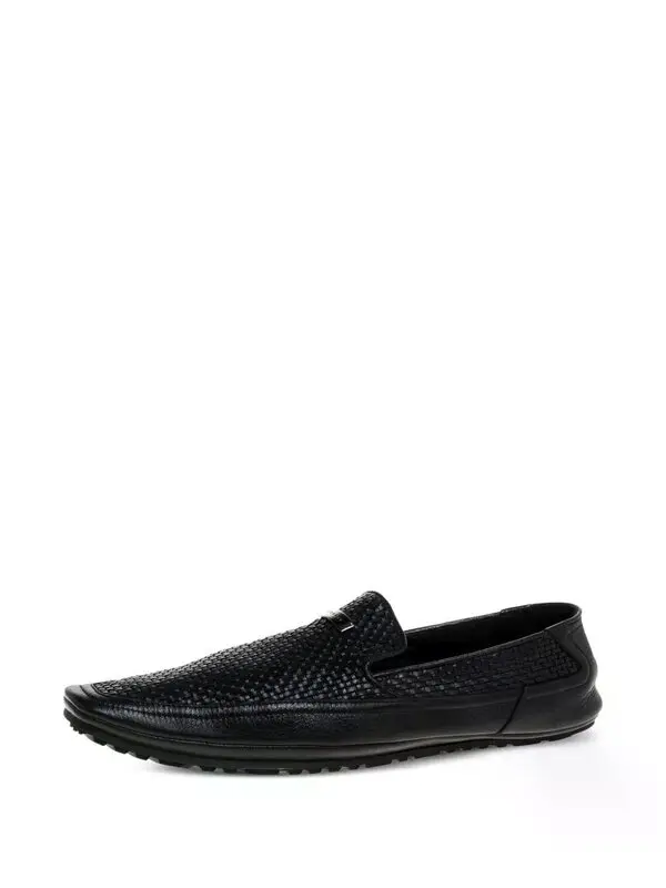 Versace Leather Loafers