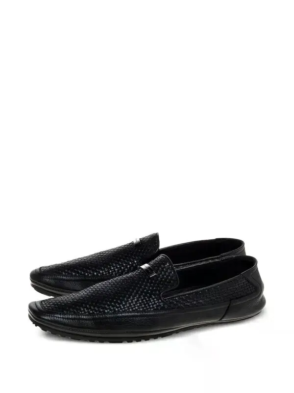 Versace Leather Loafers