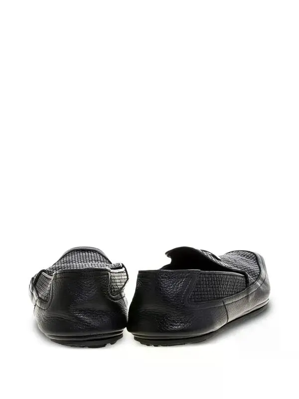 Versace Leather Loafers