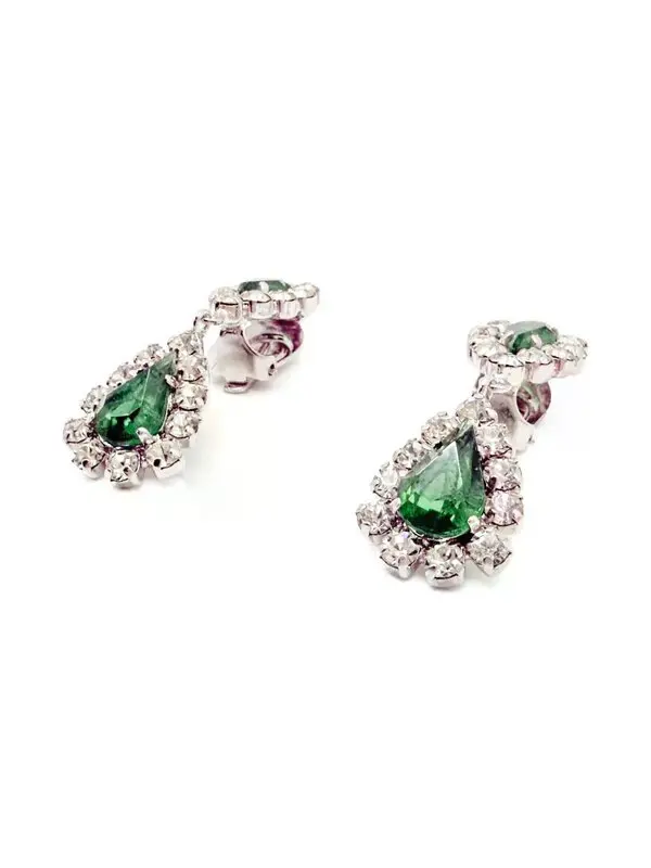 Dior 1972 Crystal-embellished Drop Earrings