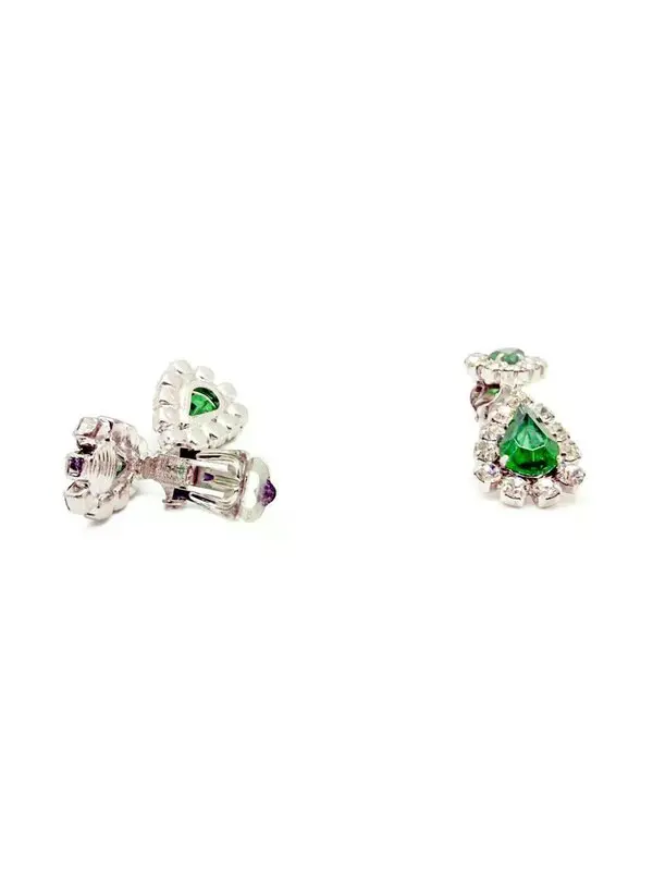 Dior 1972 Crystal-embellished Drop Earrings