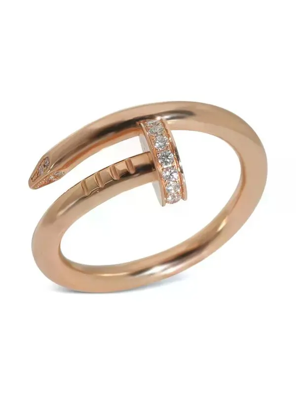 CARTIER 18k Rose Gold Diamond Ring