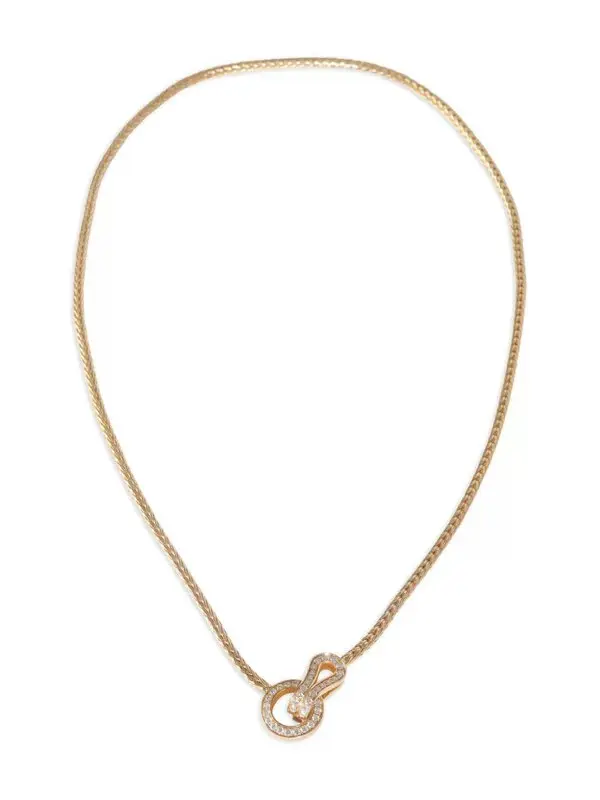 CARTIER 18k Rose And Diamond Necklace - Gold