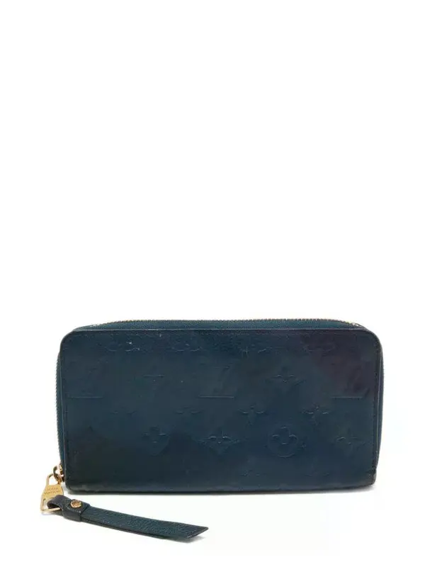LOUIS VUITTON Monogram Embossed Zip Wallet