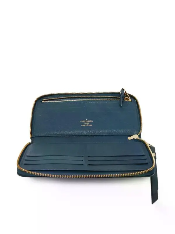 LOUIS VUITTON Monogram Embossed Zip Wallet