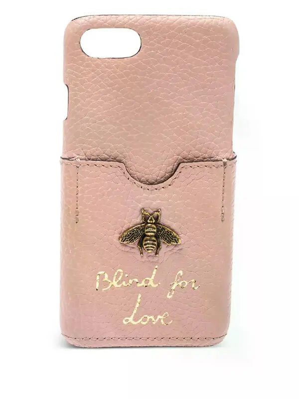 Gucci Bee-motif Iphone 7 Case - Pink