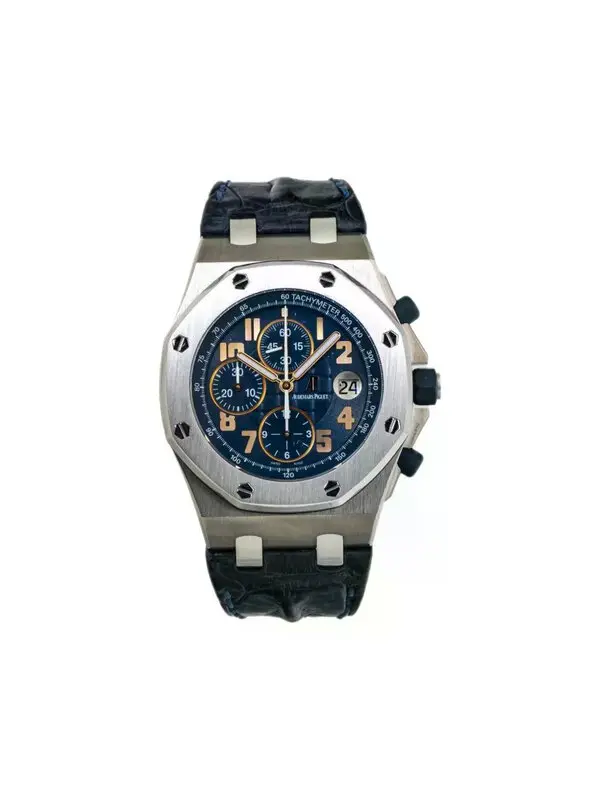 AUDEMARS PIGUET PRE OWNED Royal Oak 42mm Chronograph Watch - Blue