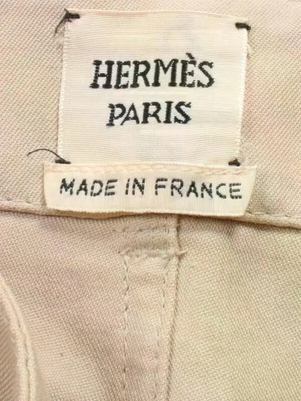 Hermès 2010s Linen Skirt