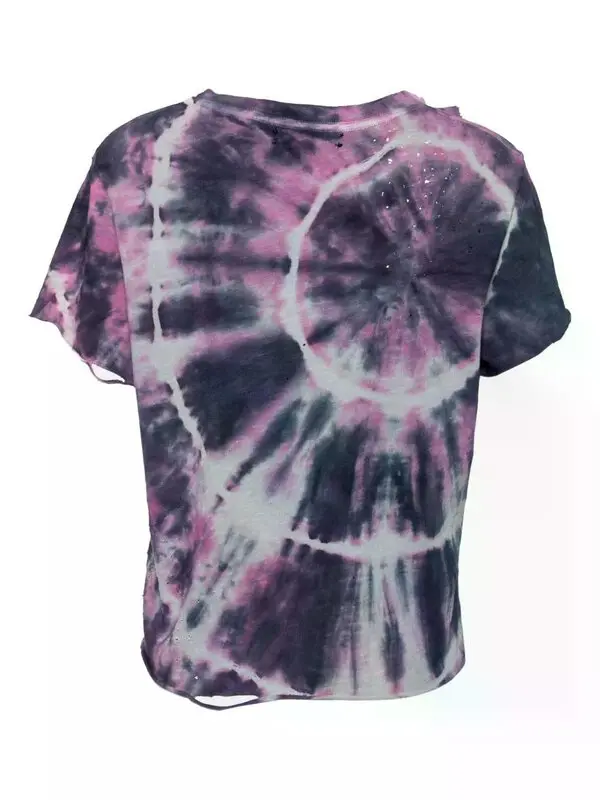 Amiri Tie-dye Distressed T-shirt