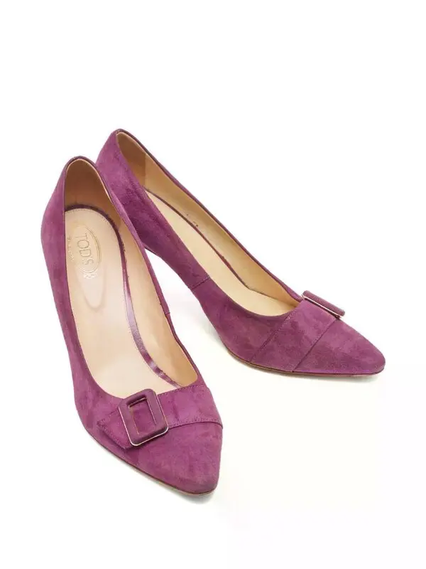 TOD'S Buckle-detail Pointed-toe Pumps