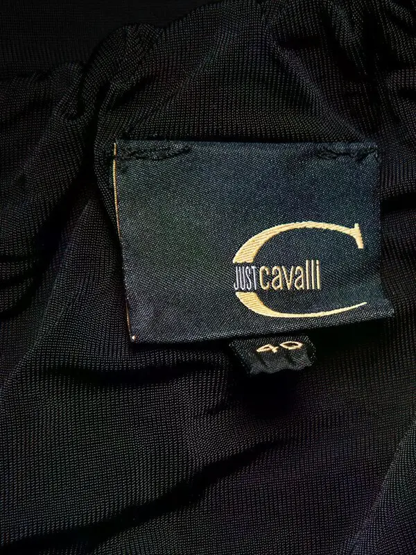 Just Cavalli Sequin-embellished Graphic Top