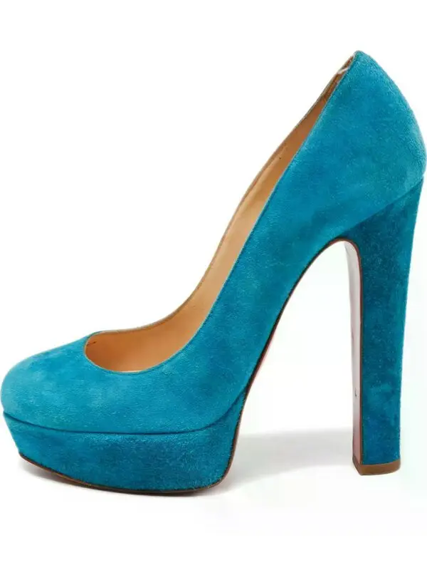 CHRISTIAN LOUBOUTIN 130mm Platform Suede Pumps