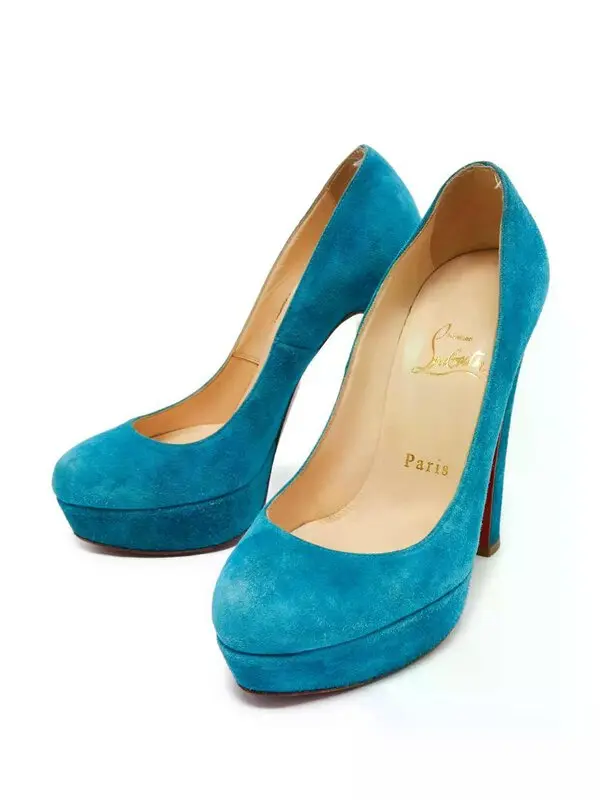 CHRISTIAN LOUBOUTIN 130mm Platform Suede Pumps