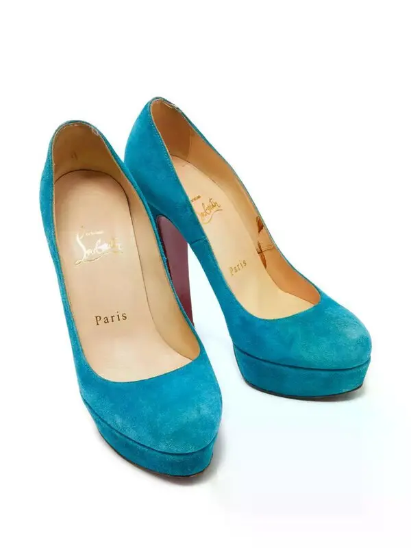 CHRISTIAN LOUBOUTIN 130mm Platform Suede Pumps
