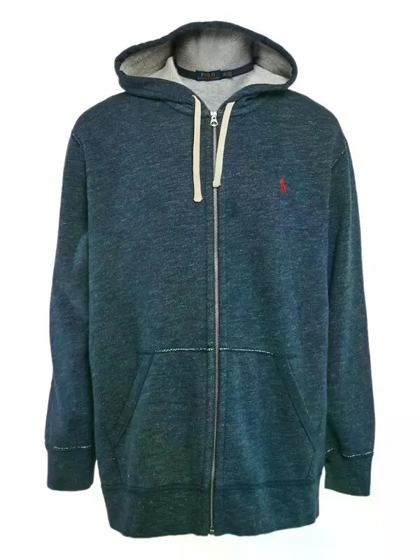 Polo Ralph Lauren Vintage Zip-up Hooded Sweatshirt - Blue