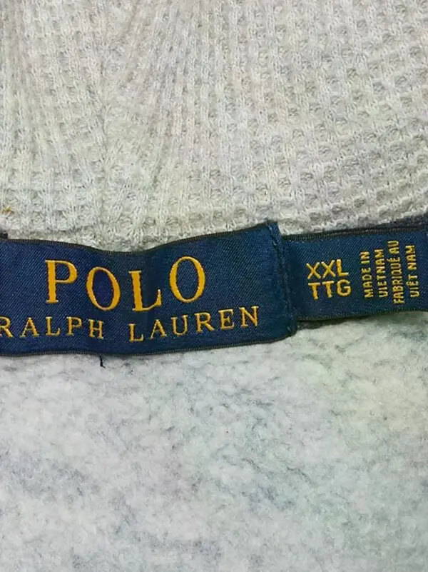 Polo Ralph Lauren Vintage Zip-up Hooded Sweatshirt - Blue