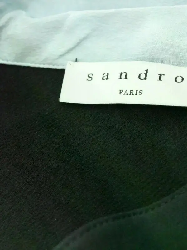 Sandro Bow-detail Long-sleeved Blouse