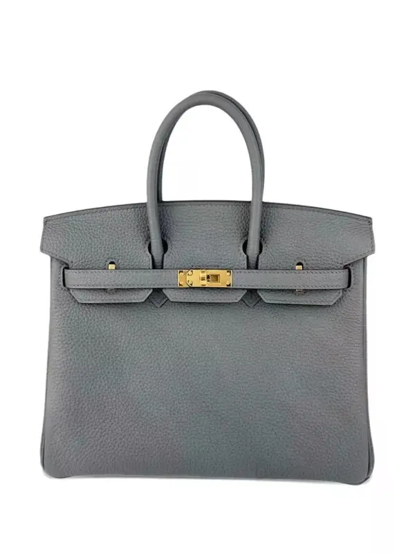 Hermès Birkin 25 Togo Gold-hardware Tote Bag - Grey
