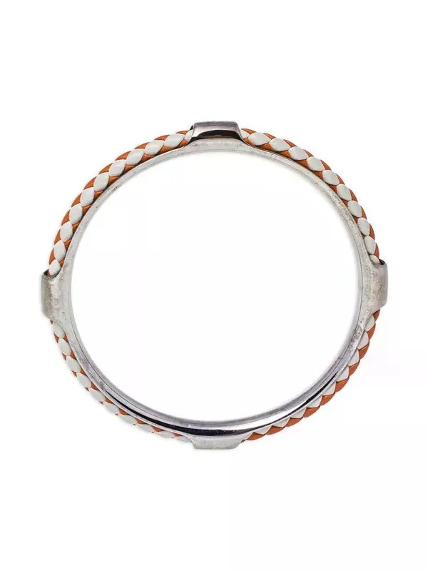 TOD'S Engraved Metal Bangle Bracelet