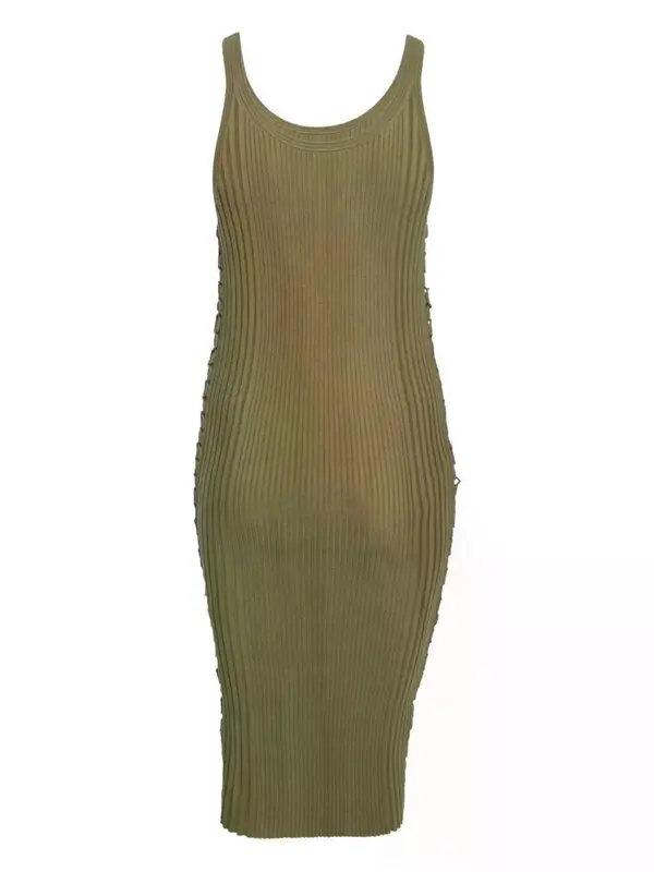 ALEXANDER WANG Ribbed Midi Dress