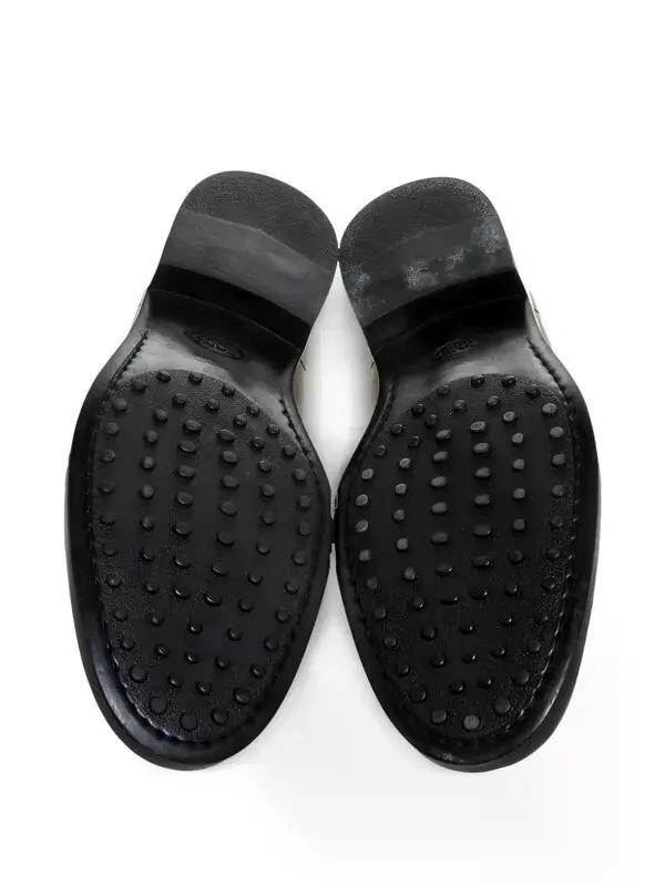 TOD'S Vintage Leather Penny Loafers - Brown