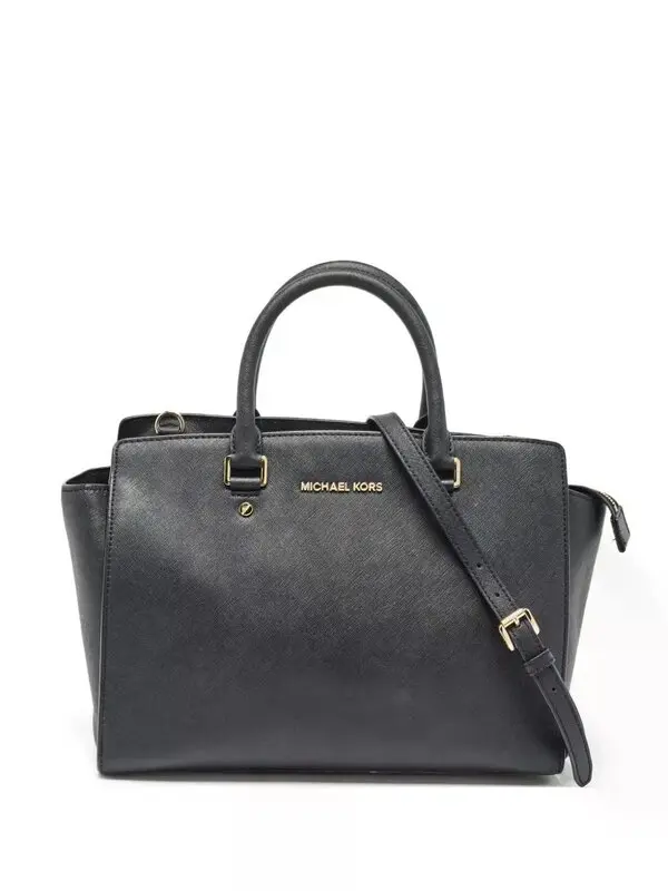 Michael Kors Selma Textured-leather Tote Bag