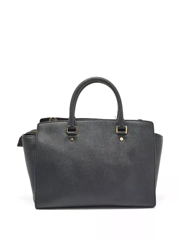 Michael Kors Selma Textured-leather Tote Bag