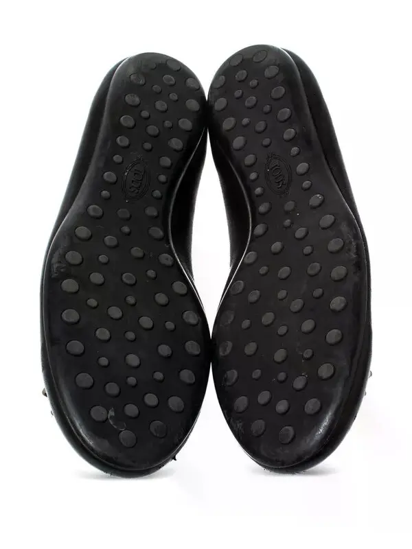 TOD'S Stud-detail Leather Ballet Flats