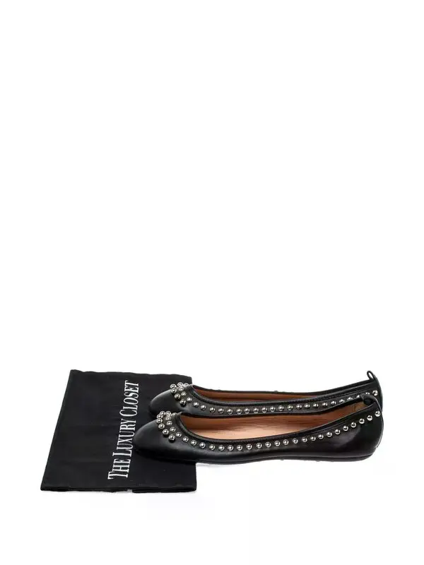 TOD'S Stud-detail Leather Ballet Flats
