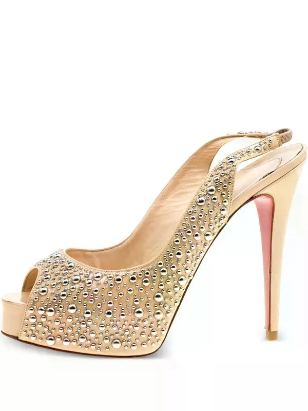 CHRISTIAN LOUBOUTIN Stud-embellished Heeled Sandals